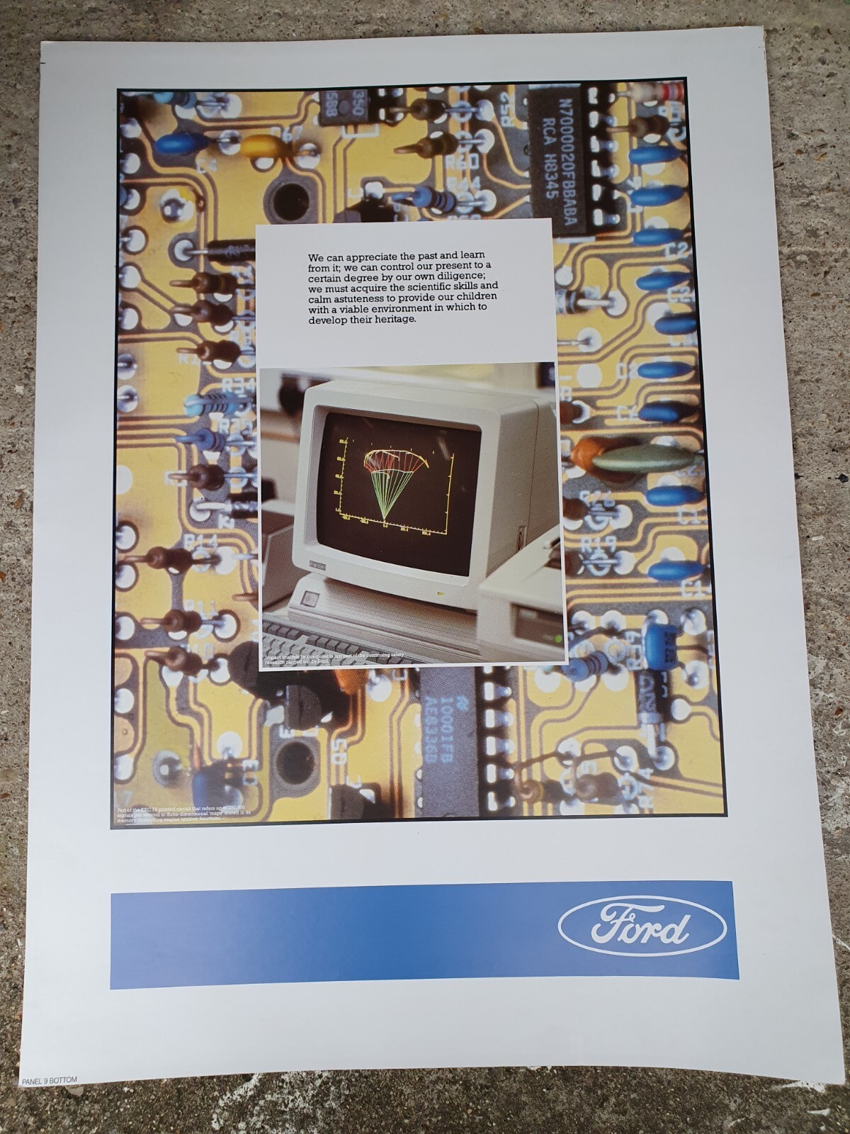 Set of HUGE Ford 75th Anniversary double-sided poster prints | Retro Rides
