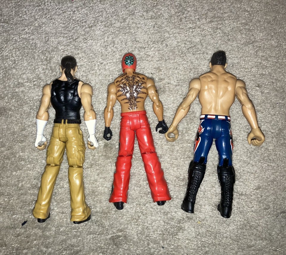 WWE Flex Force Evan Bourne Rey Mysterio Matt Hardy Loose Figure Mattel ...