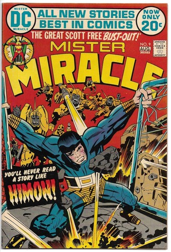 Mister Miracle #9 (1972) DC Jack Kirby Origin, 1st Himon | eBay