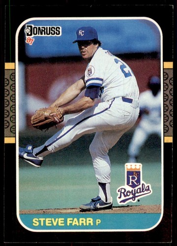 1987 Donruss Steve Farr Kansas City Royals #301 | eBay