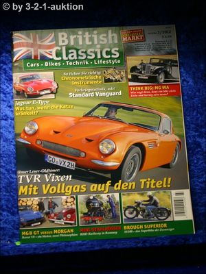 British Classics 3/12 TVR Vixen Jaguar E-Type MG WA MGB GT Morgan ...
