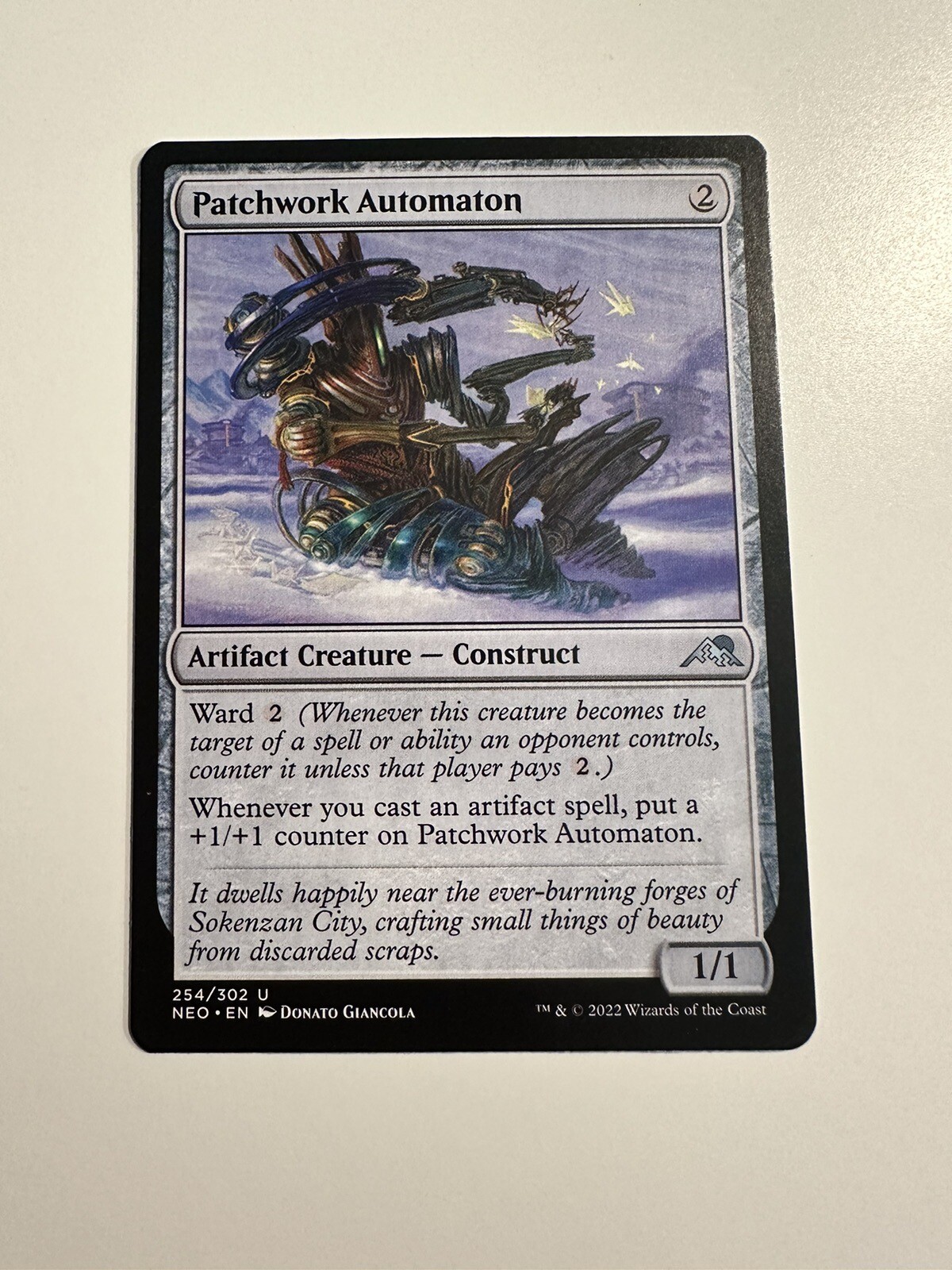 Patchwork Automaton (254) Kamigawa: Neon Dynasty NEO MTG Magic | eBay