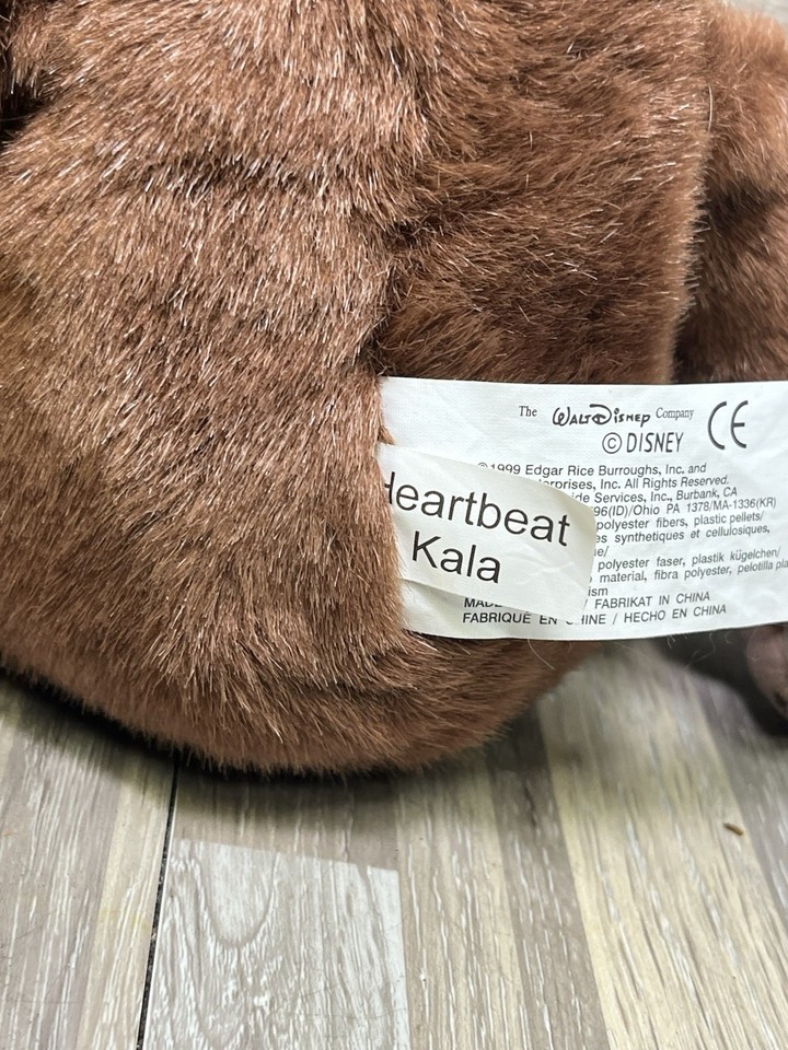 Disney Store Tarzan Mom Heartbeat Kala Bean Bag Plush 9” Toy - Not ...