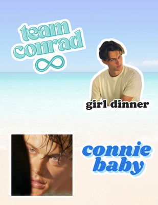 TSITP The Summer I Turned Pretty Conrad Fisher Sticker Pack | eBay