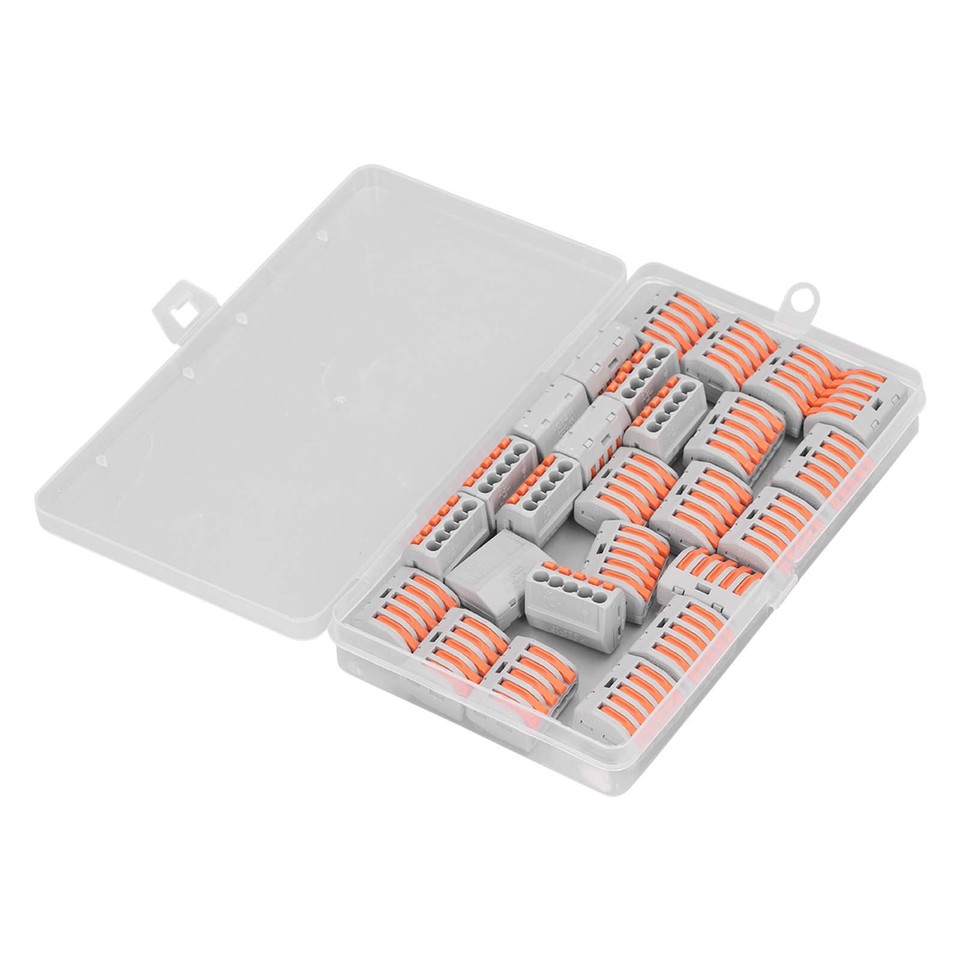 26PCS Quick Wire Cable Connector Press Electrical Wire Connector With ...
