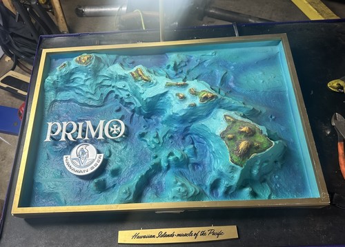 RARE COMPLETE Primo Beer 3-D Topographical Sign (1968) Prototype | eBay
