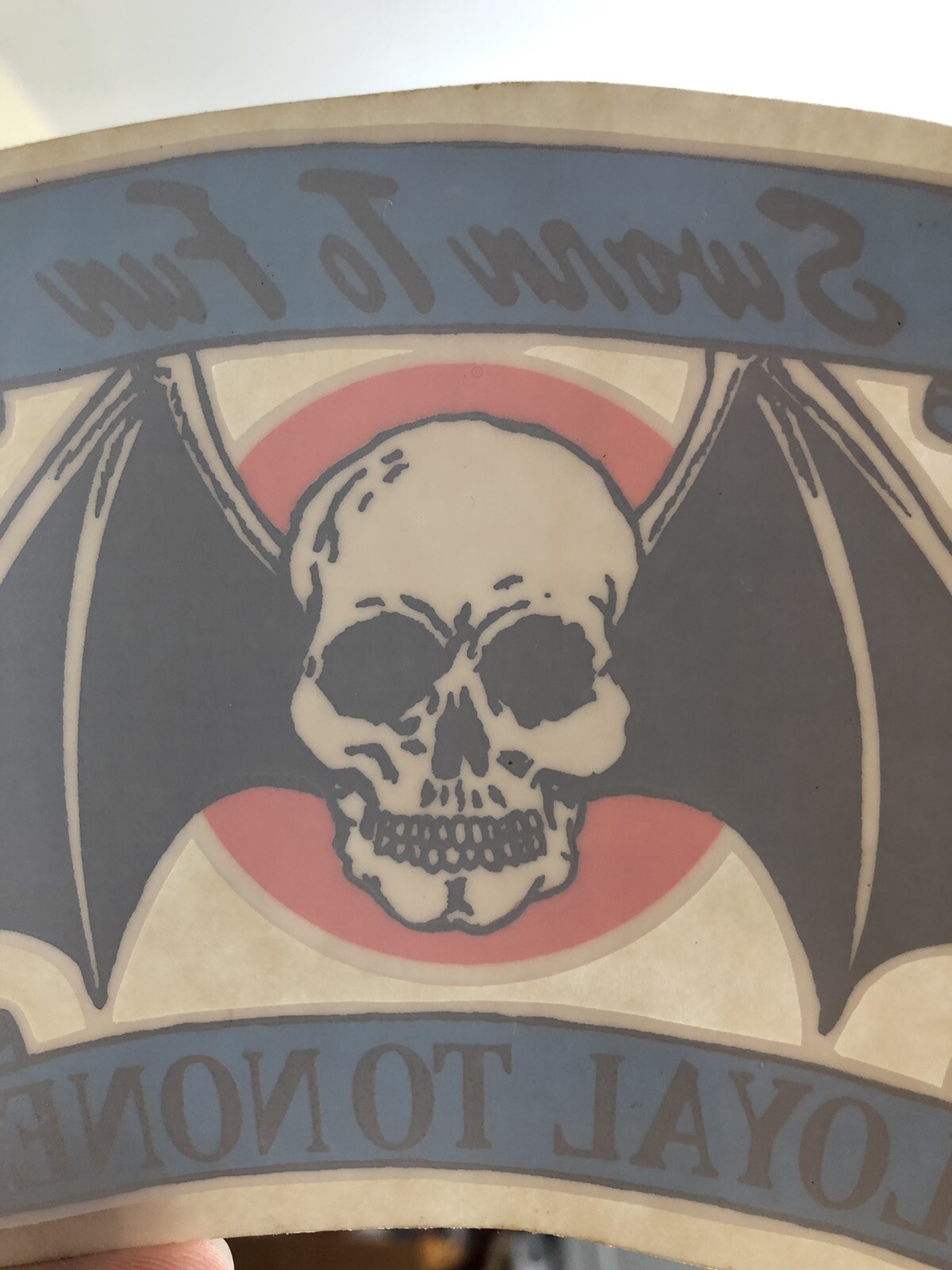 Vintage Sworn To Fun Loyal None Sticker Motorcycle Novelty Decal Harley ...