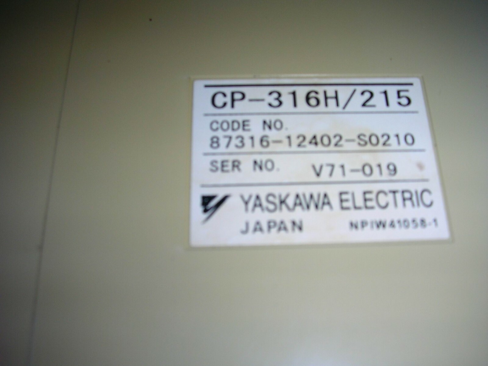 1 PC YASKAWA CP-316H/215 Z#1 | eBay