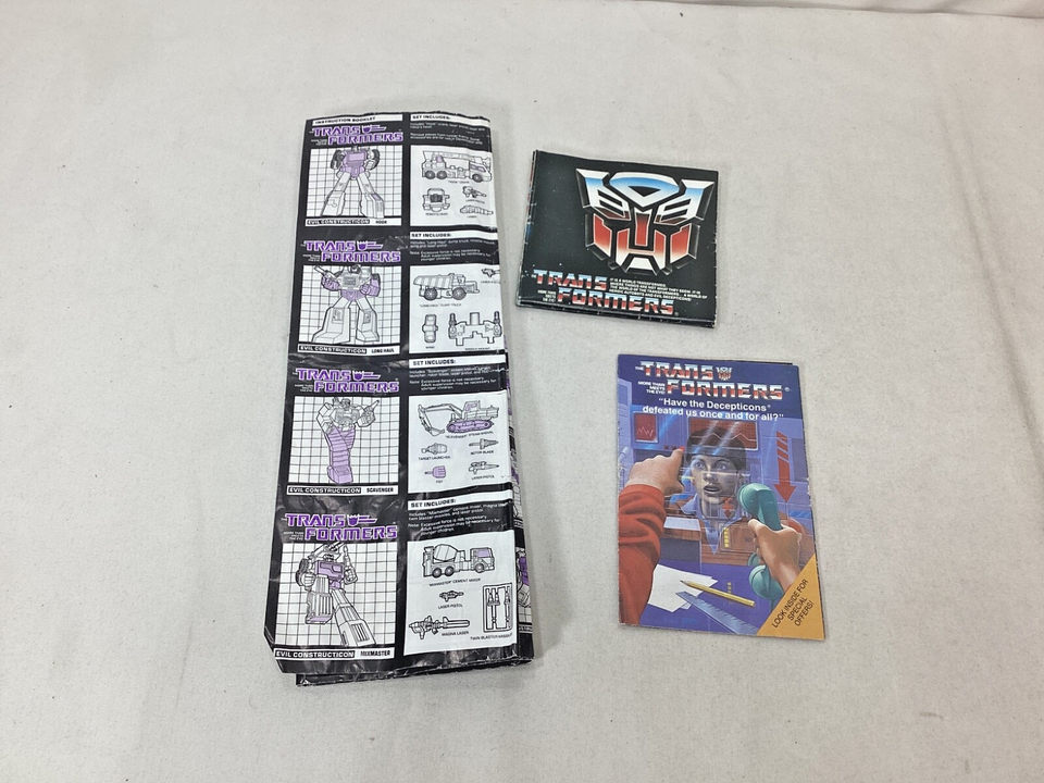 1985 Vintage G1 Transformers Devastator Gift Set Constructicons ...