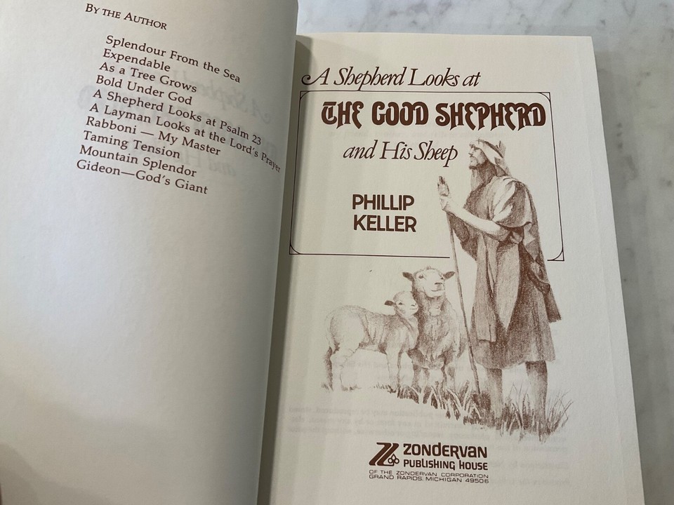 Shepherd Looks at the Good Shepherd and His Sheep Phillip Keller 1978 Hardcover 9780310268000| eBay