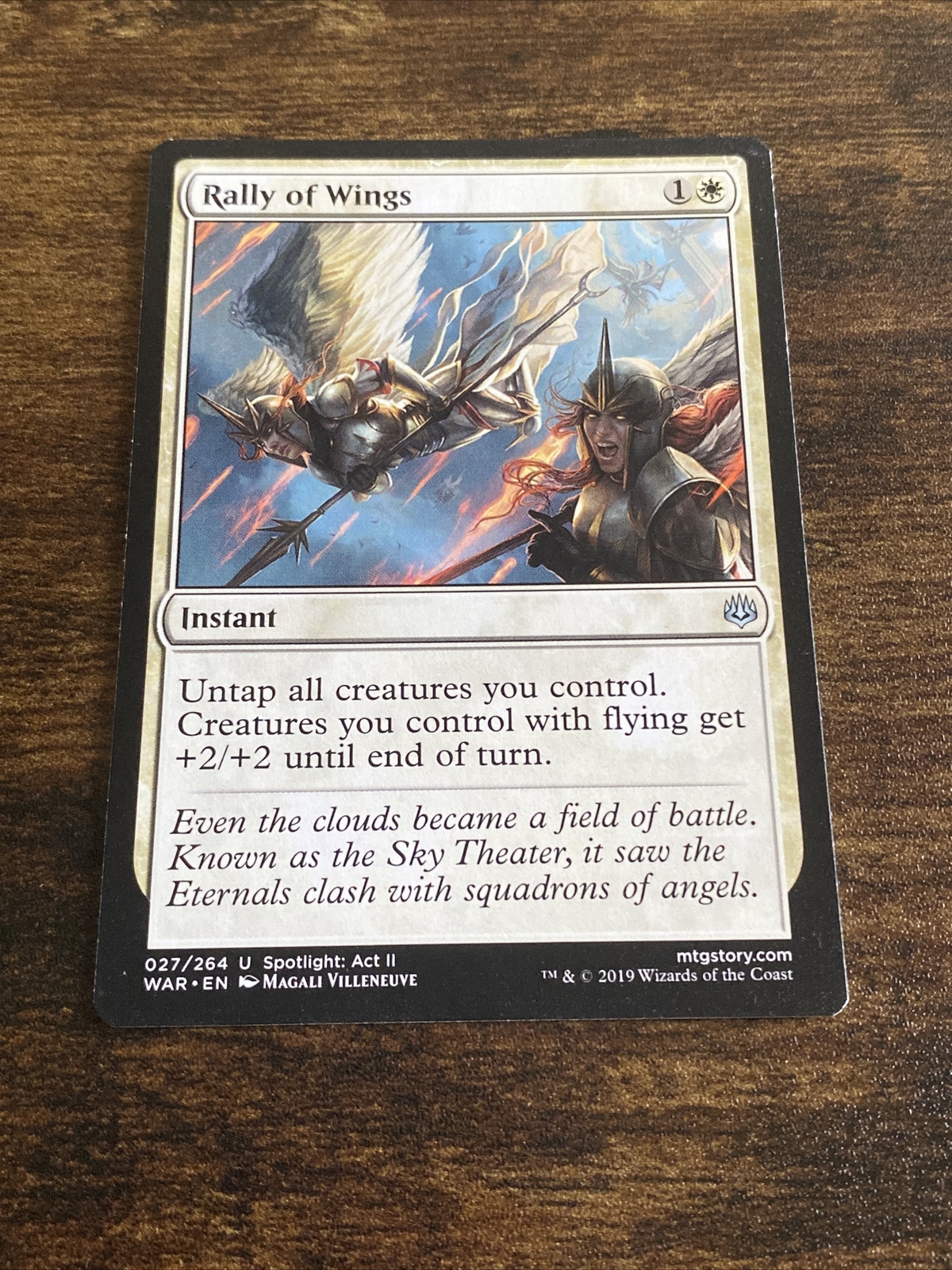 Rally of Wings 27/264 War of the Spark Magic The Gathering MTG D265* | eBay