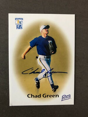 Milwaukee Crewers CHAD GREEN autographed 1998 Best - Certified | eBay
