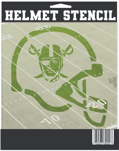 Las Vegas Raiders Helmet NFL Stencil - Reusable Durable Mylar - 8 ...