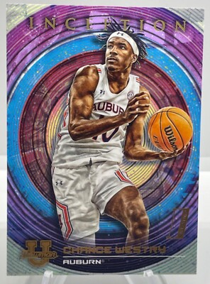 CHANCE WESTRY AUBURN Topps Inception Bowman U BASKETBALL | eBay