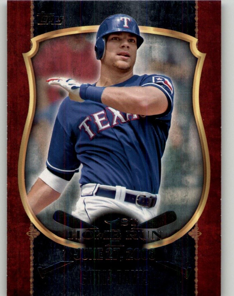 2015 Topps Chris Davis First Home Run (Series One) #FHR-27 Texas ...