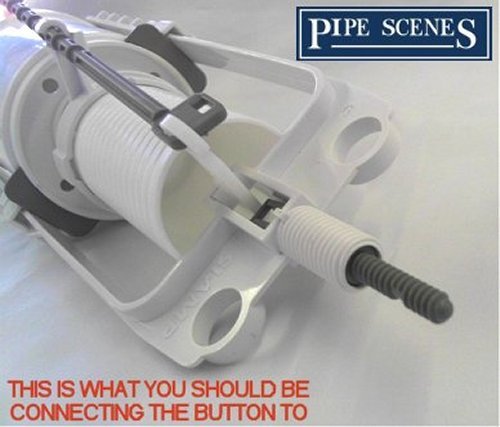 Siamp Storm 33A Toilet Push Button Dual Flush Water Saving Chrome ...