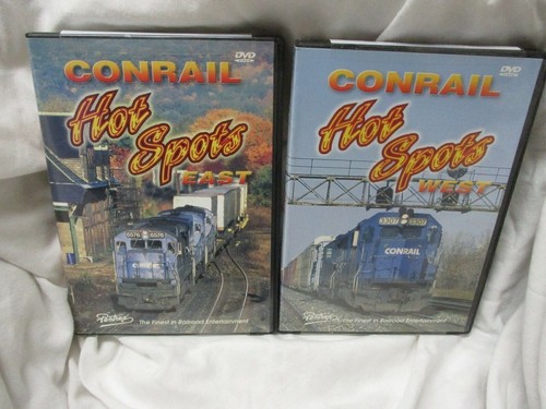 Vintage Conrail Hot Spots East and West - 2 DVD Set by Conrail [DVD] | eBay