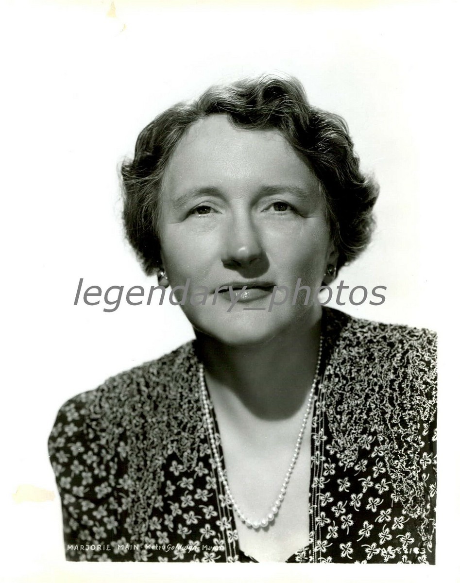 Actress Marjorie Main WHAT A CHARACTER!: Marjorie Main (1890 1975)