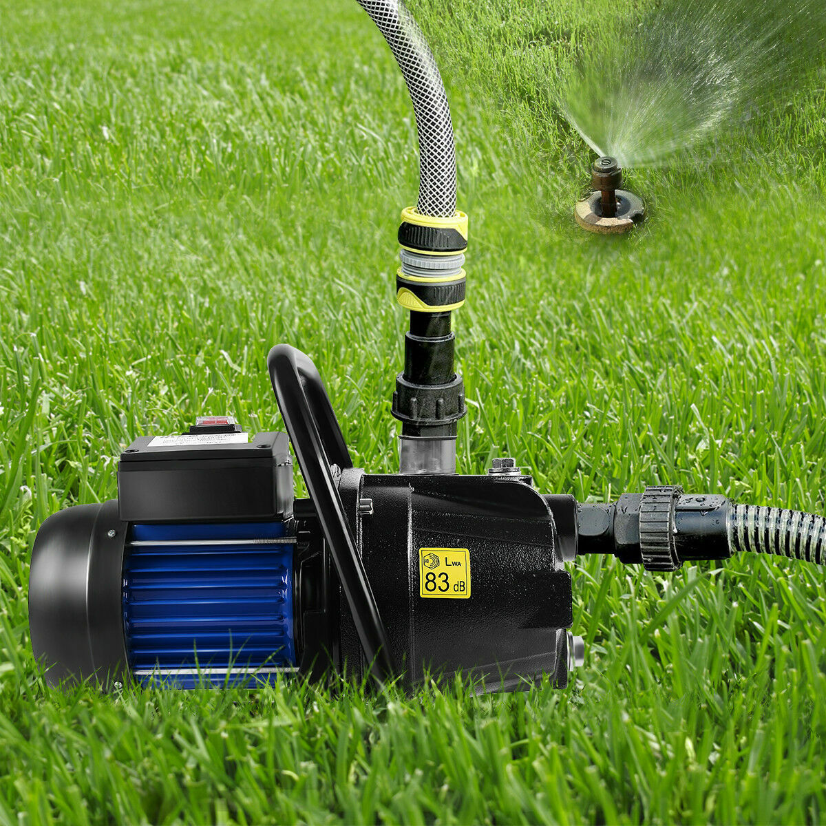 1200W 1" Shallow Well Water Booster Pump Home Garden Irrigation 1000GPH ...