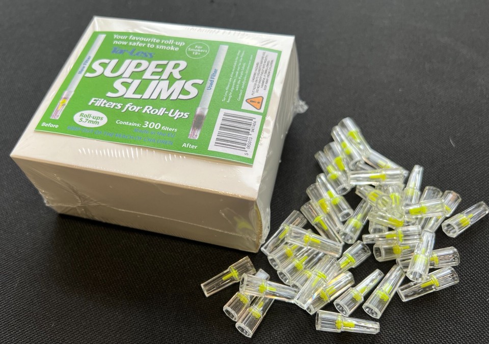 Tar-Less Super Slim Filters 5.7mm for ROLL UP Cigarettes - 600 Filter ...