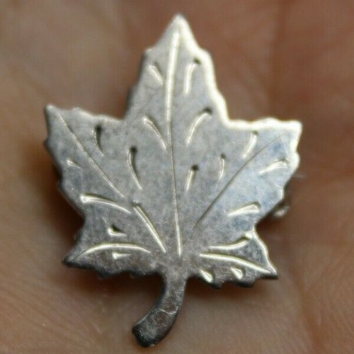 Canadian Maple Leaf Pin 925 Sterling Silver CMC Signed Brooch VTG #J ...