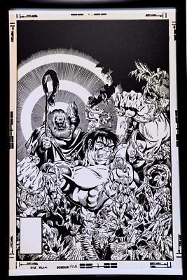 Incredible Hulk #248 Michael Golden 11x17 FRAMED Original Art Poster ...