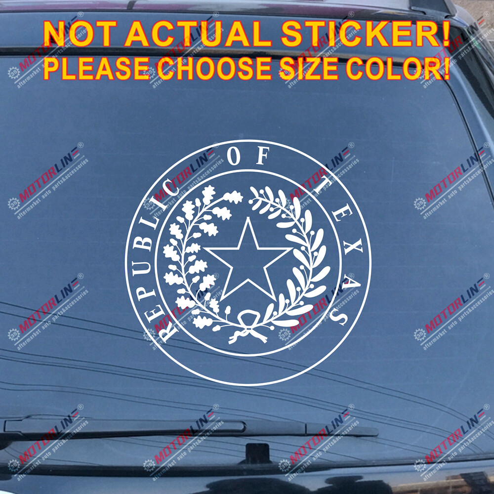 State Car Decal