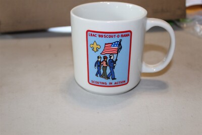 BOY SCOUTS SCOUT O RAMA 1989 LONG BEACH AREA COUNCIL COFFEE MUG | eBay