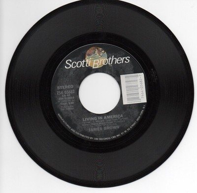 James Brown - "Living In America" b/w Vince DiCola - "Farewell" | eBay