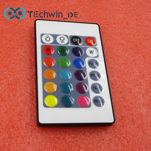24 Keys Wireless Mini IR Box Remote Controller for RGB IR240 LED Light ...