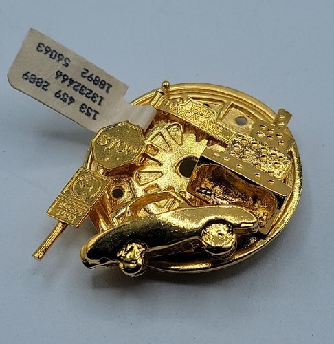 Vintage Ballou Regd Taxi Brooch Pin Cab Lapel Bergdorf Goodman Tag ...