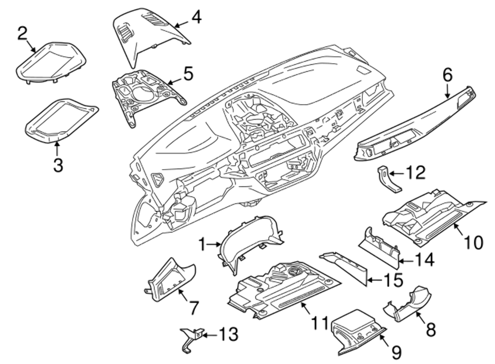 BMW 51456997933 Genuine OEM Storage Tray for sale online | eBay