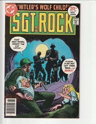 Sgt. Rock #310 VF/NM 1977 DC Joe Kubert Easy Company a High Grade GEM ...
