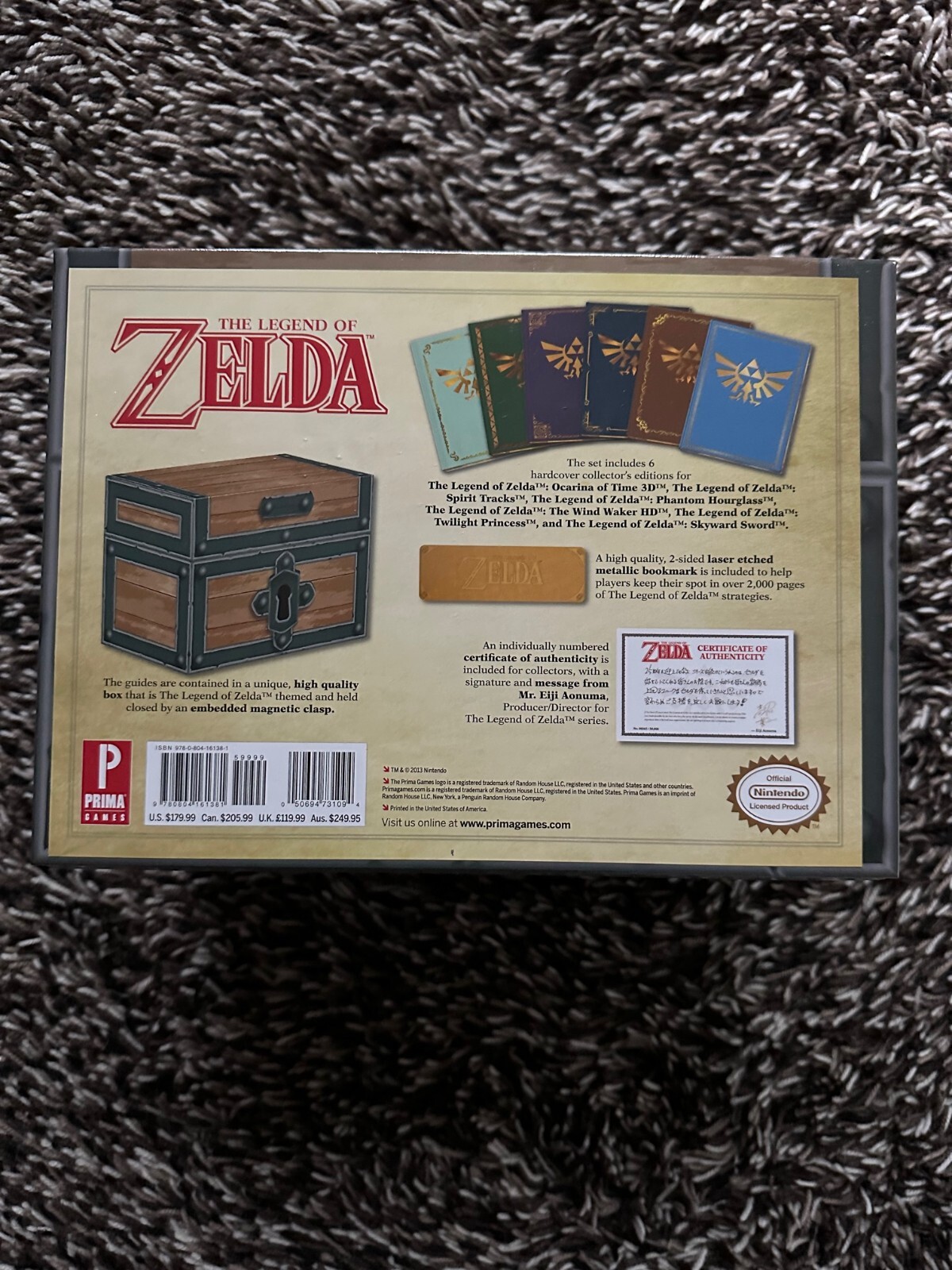 Sealed Prima Games Legend of Zelda Collectors Edition Strategy Guide ...