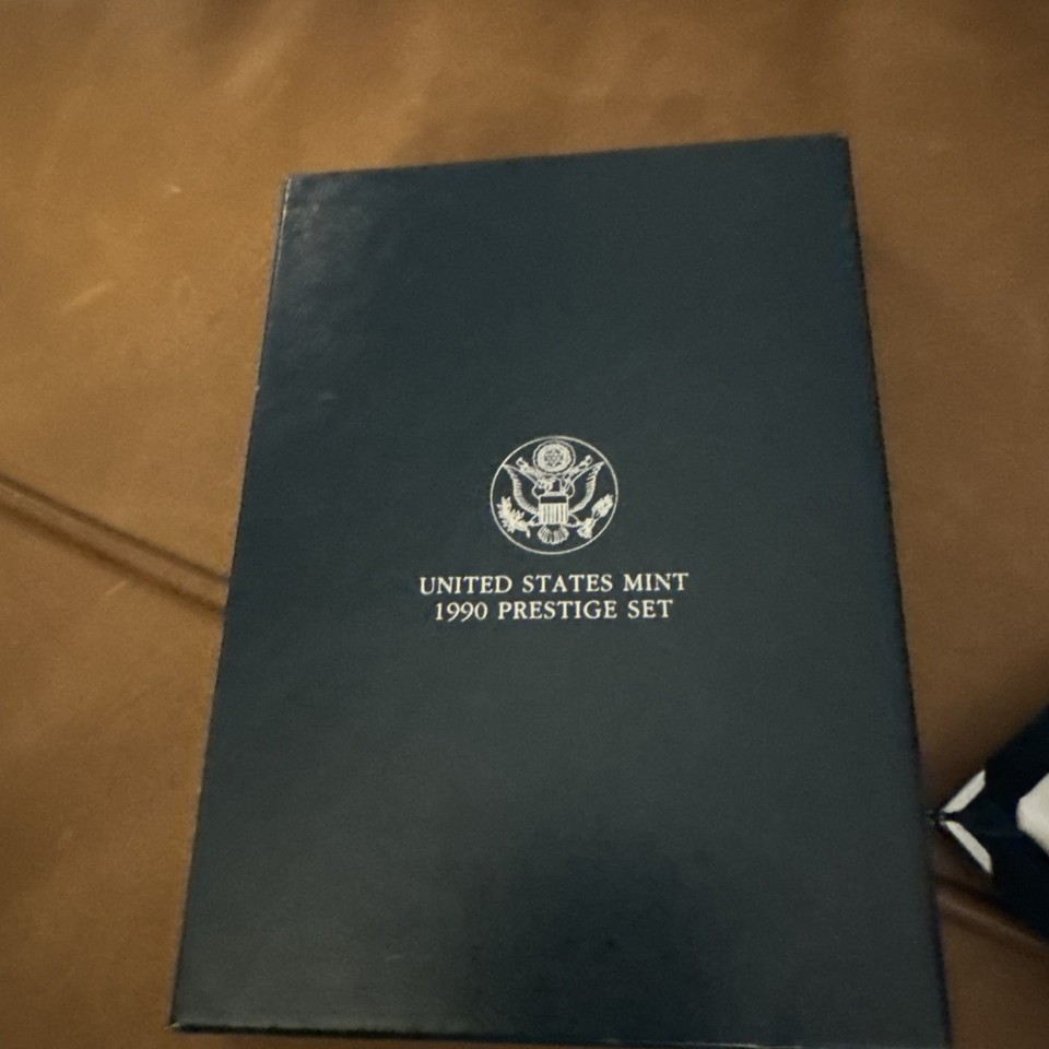 1990-S US Mint Prestige Proof Set Eisenhower Silver Dollar W/ COA | eBay