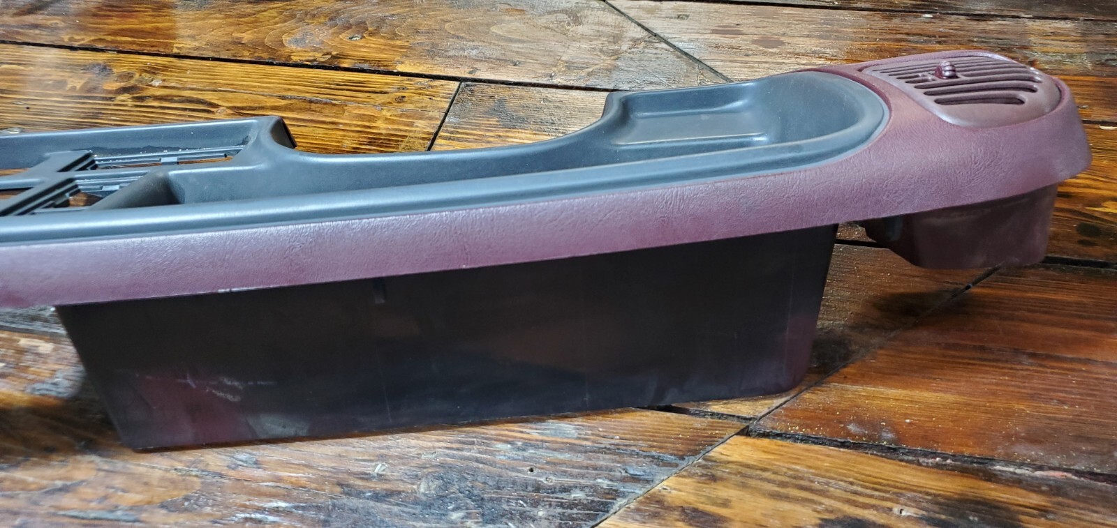 1995-1996 GMC C1500 K1500 Dash Panel Speedometer Cluster Trim Bezel Red ...