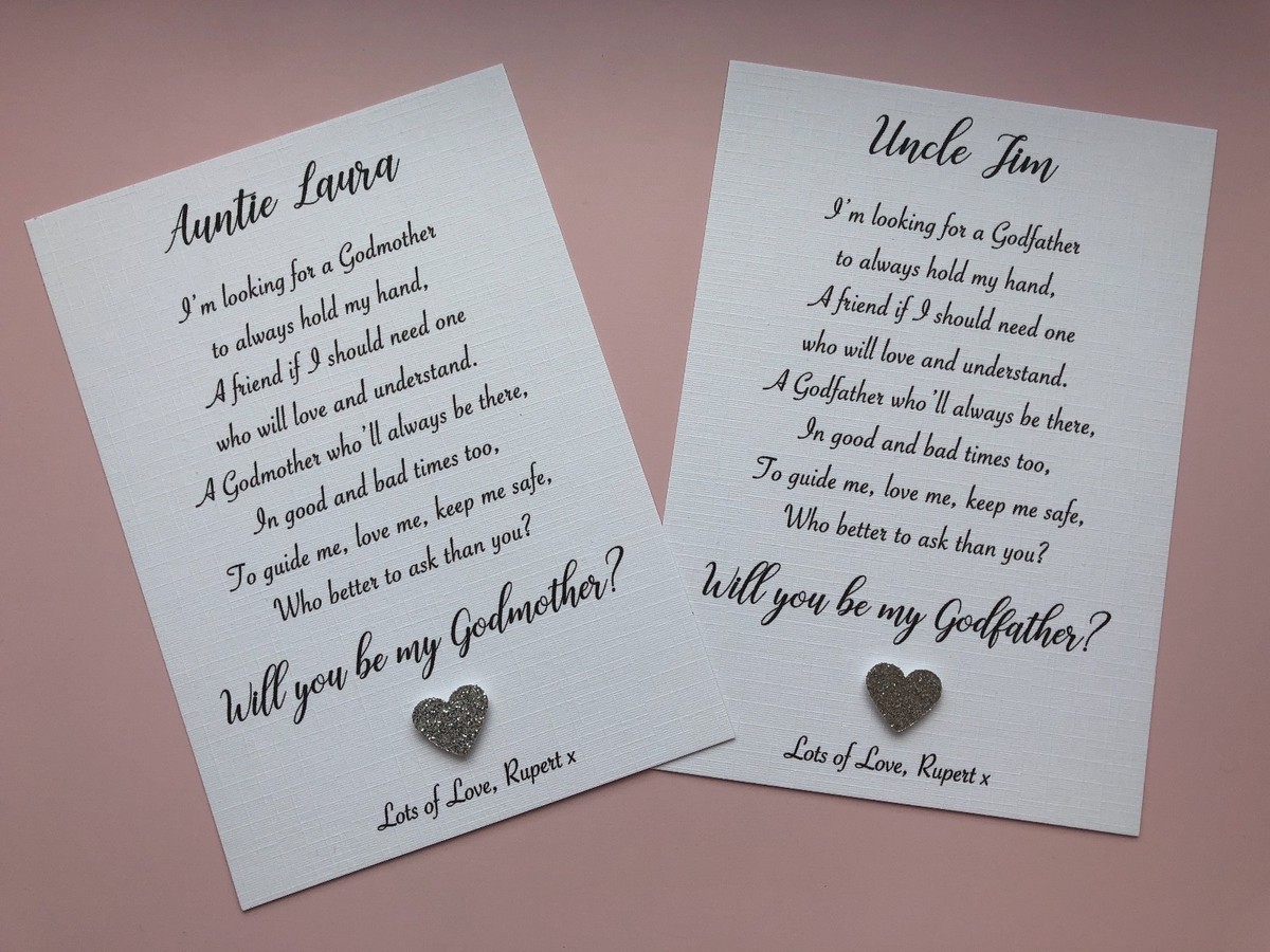 Thank You Poem Godparents