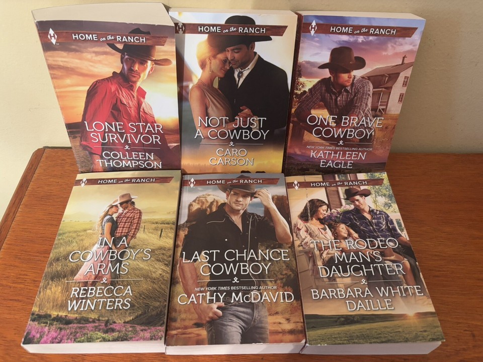 16 Harlequin HOME ON THE RANCH BOOK Series Cowboy Rodeo Romance Mixed ...