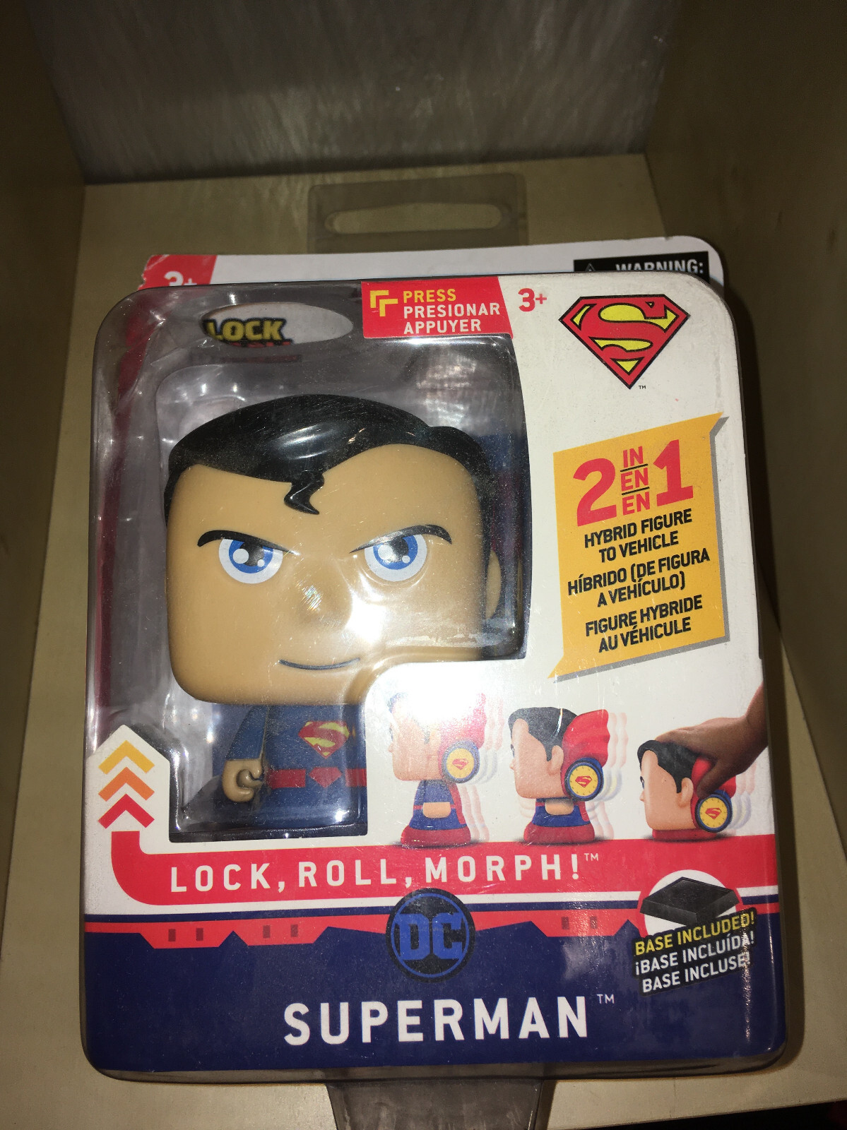 DC Lock N’Roll - Superman (Hybrid Figure To Vehicle Toy) | eBay