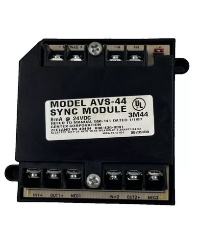 Gentex AVS-44 Sync Module Fire Alarm Parts for Horn Strobe AV (BRAND ...