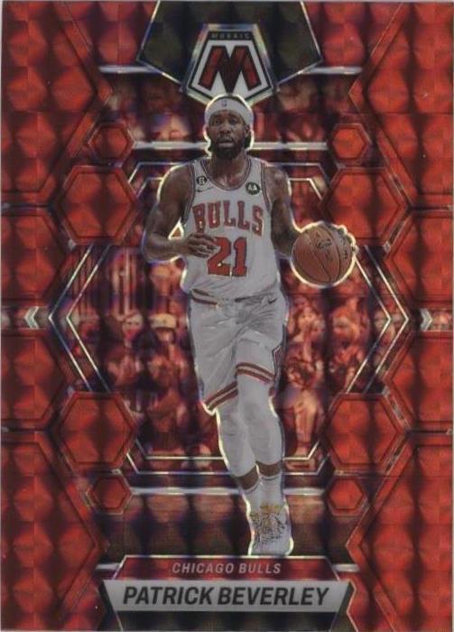 2022-23 Panini Mosaic - Patrick Beverley #12 Red Mosaic Prizm for sale ...
