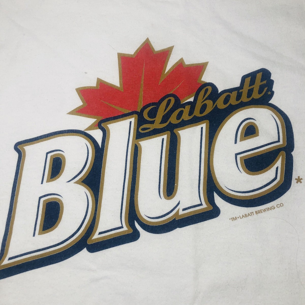 Labatt Bleue Logo Men's Labatt Blue Sweatshirts (Blue Medium)