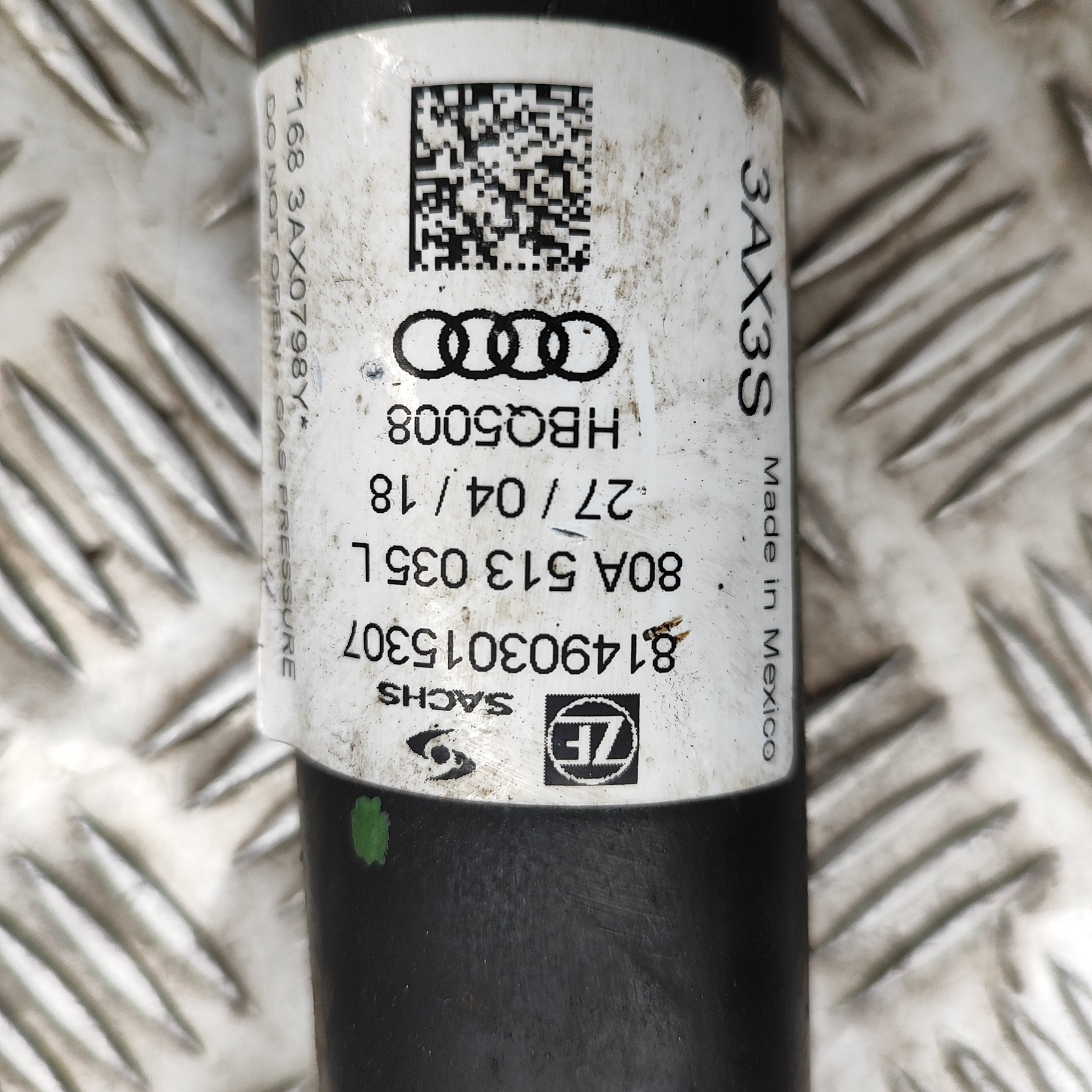 AUDI Q5 FY 80A Stoßdämpfer hinten links 80A513035L 2.00 Diesel 140 kW ...