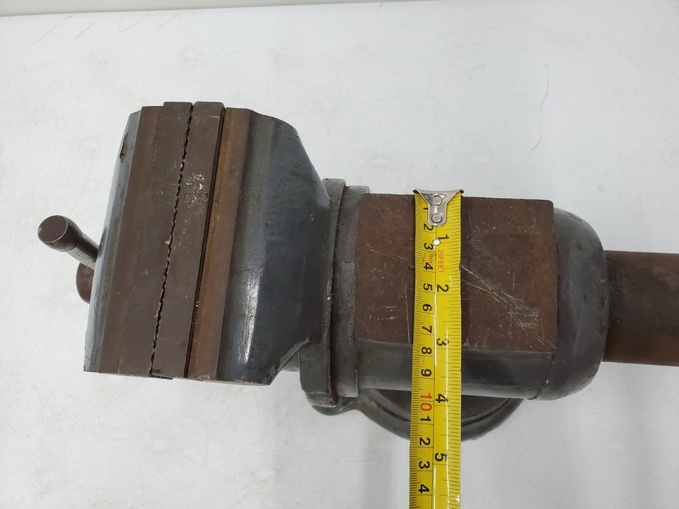 Mechanic Bench Vise Table Top Clamp Press Locking Swivel Base Heavy ...