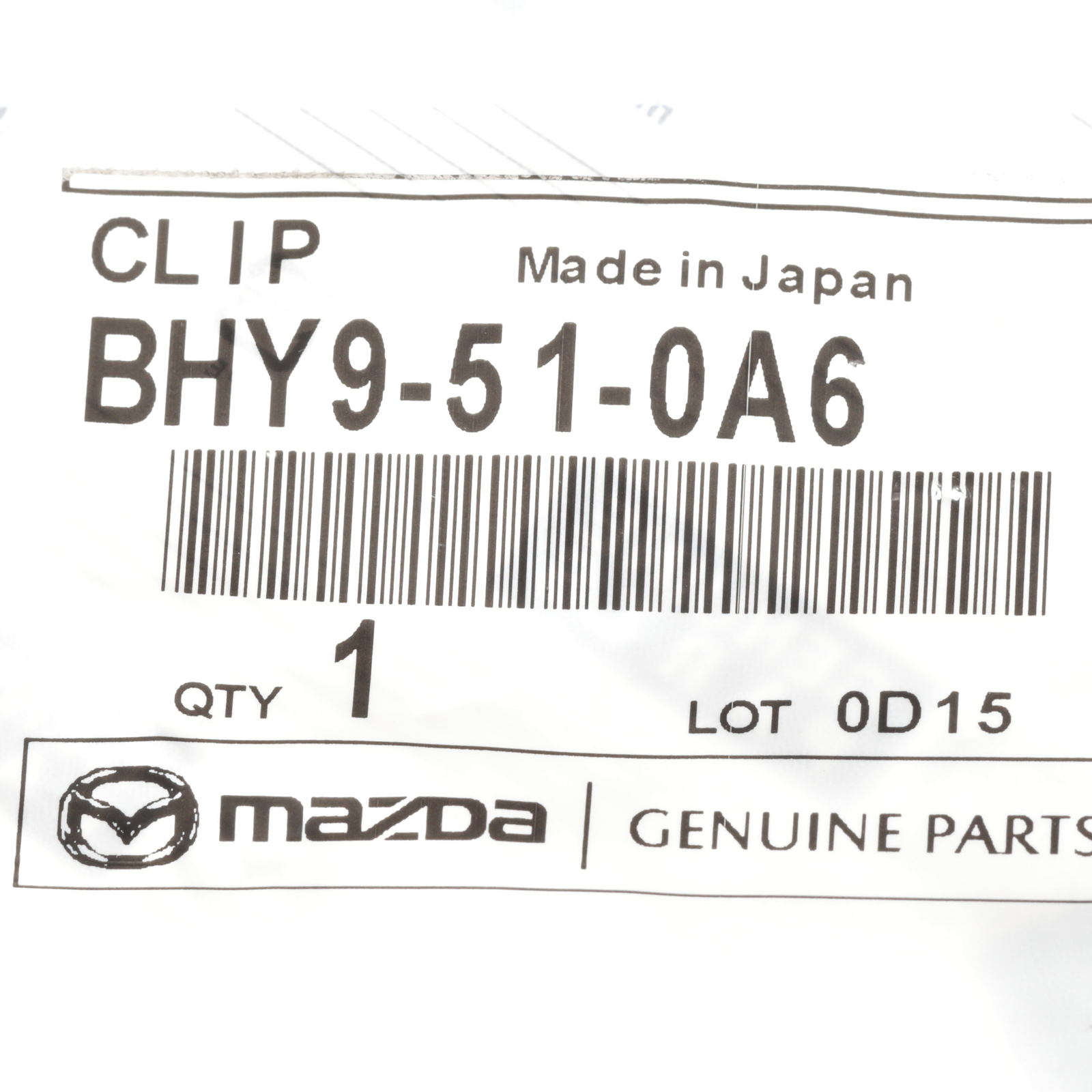 Mazda OEM 14-18 3 Lift Gate-spoiler Assembly Clip BHY9510A6 for sale ...