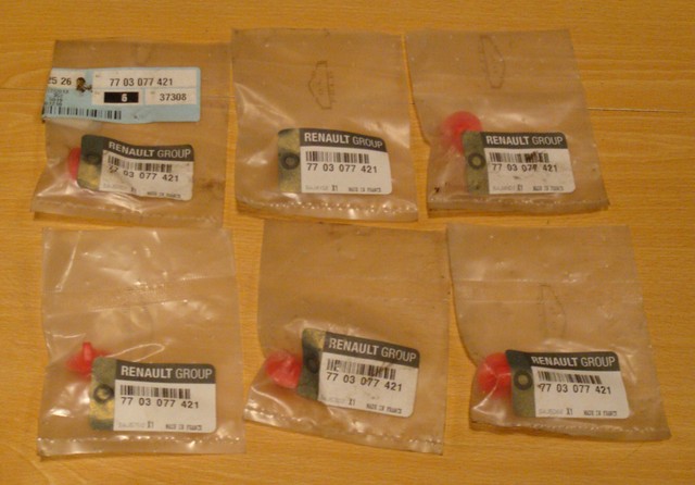 Bumper Trim Clips X10 FOR RENAULT 7703077421 for sale online | eBay