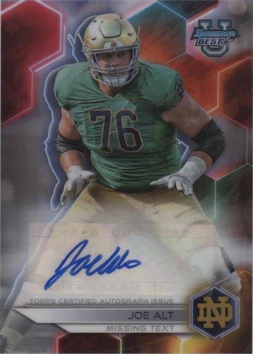 2023 Bowman's Best University Joe Alt #BOA-JA for sale | eBay