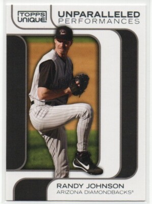 Randy Johnson 2009 Topps Unique Unparalleled Performances #UP03 Diamondbacks | eBay