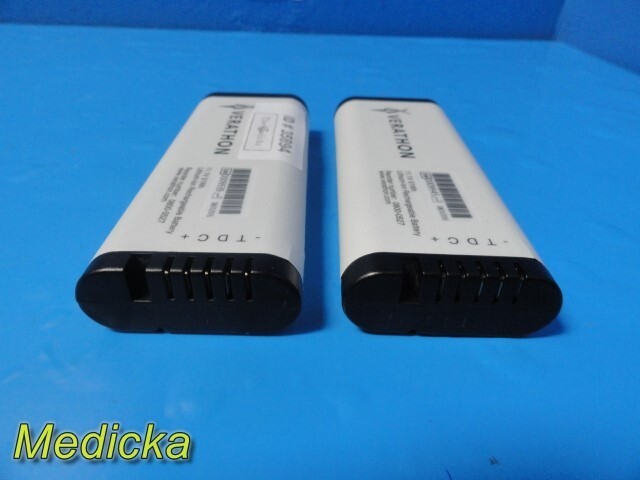 2X Verathon 0800-0527 BladderScan Prime Li-Ion Rechargeable Battery ...
