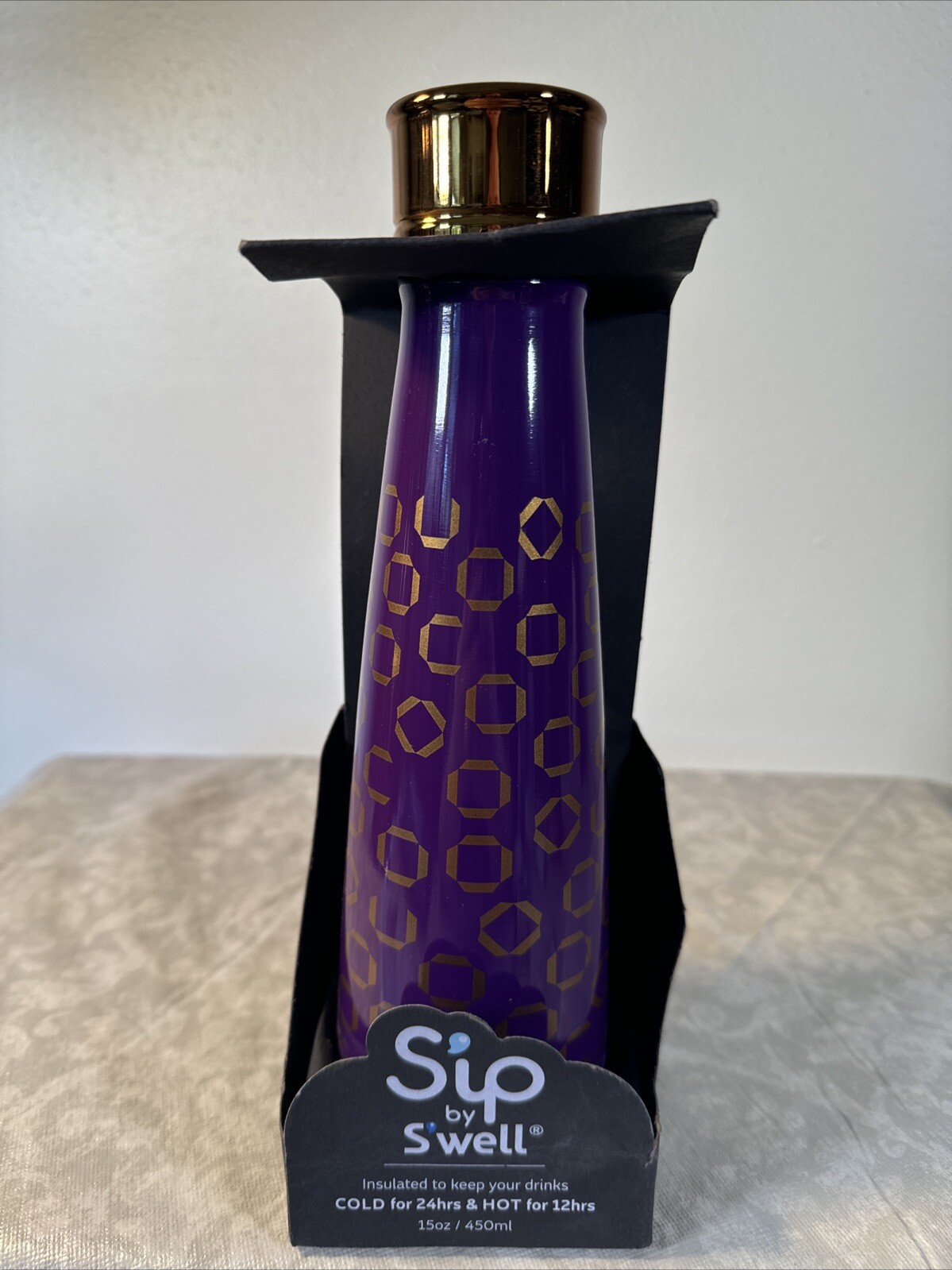 NEW Sip By Swell 15oz Water Bottle Insulated Drinks Hot & Cold ...